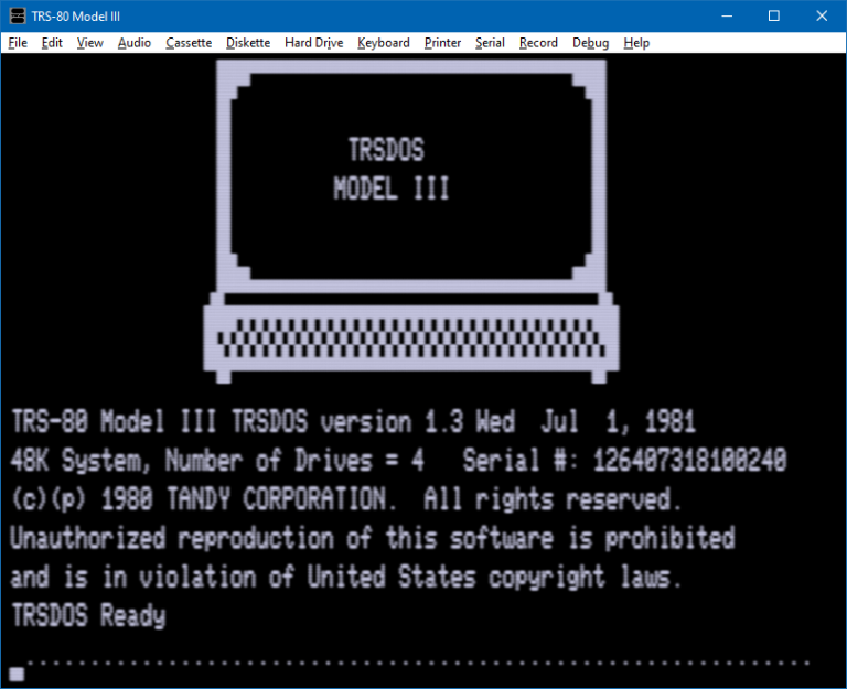 [Ordi.] TRS80gp v2.5.7 - Emu-France