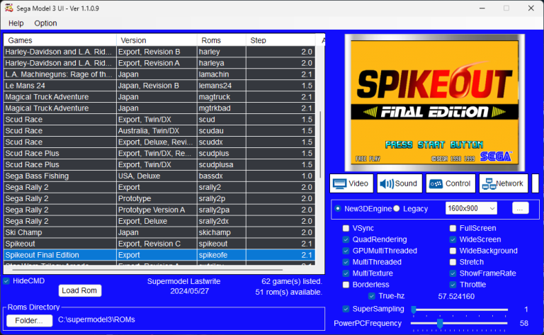 [Arcade] Sega Model 3 UI v1.1.2.0 - Emu-France