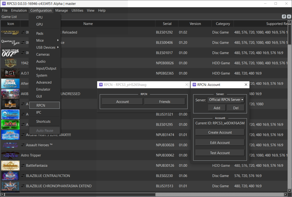 [Consoles de salon] RPCN v1.7.1 - Emu-France