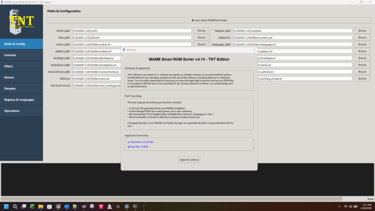 [MAME Support Files] MAME Smart ROM Sorter v4.76 - Emu-France