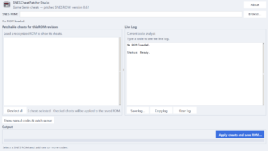 [Tips] SNES Cheat Patcher Studio v0.6.2 - Emu-France